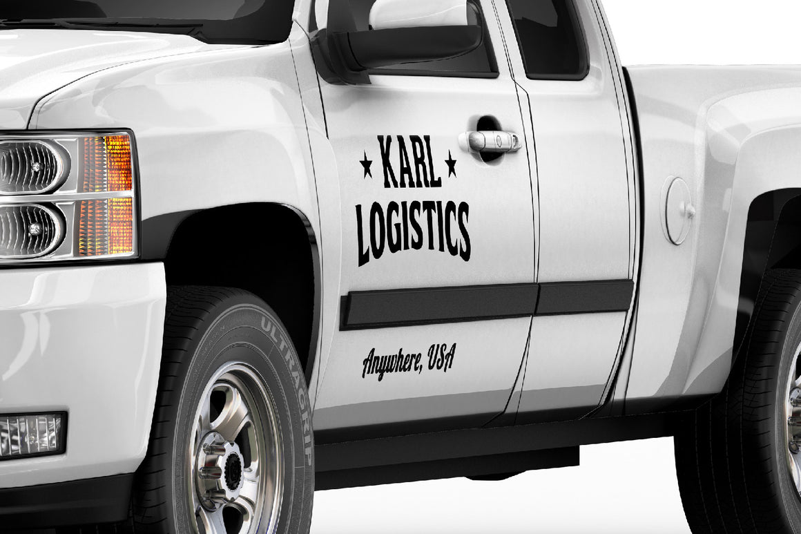 Custom Vinyl Lettering Decals & Stickers for Business. USDOT Compliant ...