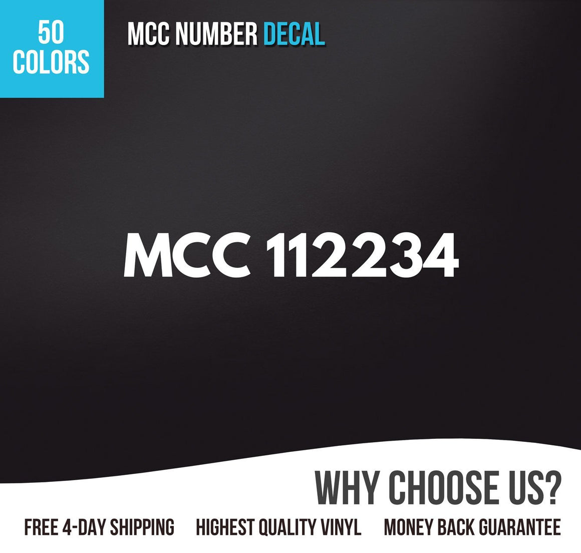 Custom Vinyl Lettering Decals & Stickers for Business. USDOT Compliant ...