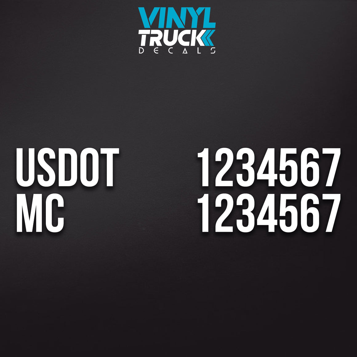 Custom Vinyl Lettering Decals & Stickers for Business. USDOT Compliant ...